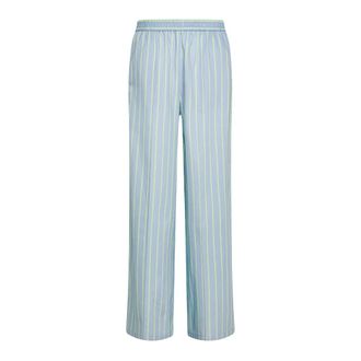 Forte_Forte Baumwoll Palazzo Hose - - Trousers - Damen - Blau - S