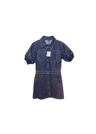 Louis Vuitton indigo denim shirt dress Size 38