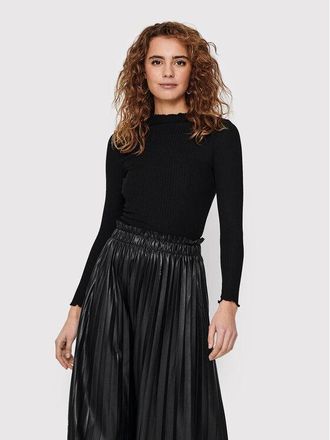 Only Bluse Emma 15180040 Schwarz Slim Fit