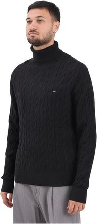 Tommy Hilfiger Herren, Strickwaren, Schwarzk, SGr&ouml;&szlig;e