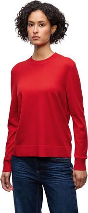 Street One Damen 3016954 Kuscheliger Pullover, Racing red, 38