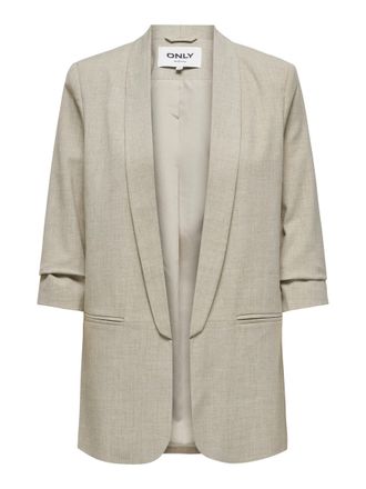 Only Womens ONLELLY 3/4 Life TLR NOOS Blazer, White Pepper,34