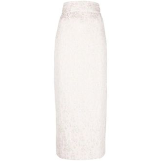 Philosophy di Lorenzo Serafini Bedruckter Satin-Midirock - - Skirts - Damen - Rosa - M