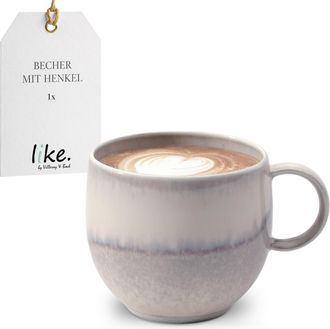 like. by Villeroy & Boch Perlemor Sand Becher mit Henkel 11,5x9x7,5cm