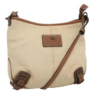 Burberry Pre-owned Canvas schultertasche - - Pre-owned - Damen - Beige - ONE SIZE
