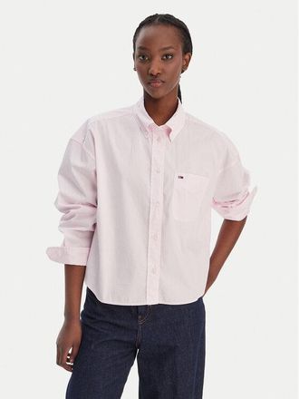 Tommy Jeans Hemd DW0DW22766 Rosa Regular Fit