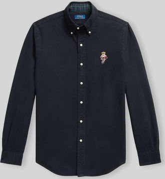 Polo Ralph Lauren Freizeithemd aus reiner Baumwolle mit gesticktem Motiv-Detail