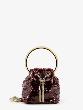 Jimmy Choo London Micro BonBon crossbody bag with all-over sequins - JIMMY CHOO - gender_Woman