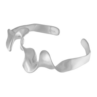 Dansk Copenhagen Bracelet tress&eacute; imperm&eacute;able &agrave; manchette - Femme - Accessoires - Gris - Taille: ONE Size