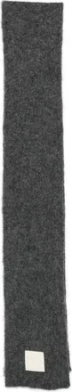 Ami Mohair Scarf With Ami Paris Patch