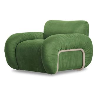 HKliving Fauteuil lounge en velours Arc HKliving