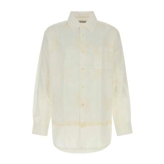 Our Legacy Oversize Baumwollhemd - - Shirts - Herren - Wei&szlig; - M