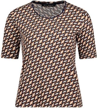 Betty Barclay Kurzarmshirt Damen mit Rippenstruktur (1-tlg)