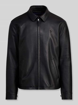 Polo Ralph Lauren Regular Fit Lederjacke aus echtem Leder