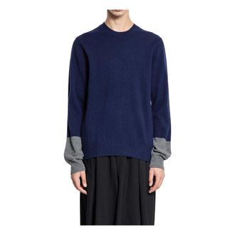 Comme Des Gar&ccedil;ons Homme, Pulls, Bleu, Taille: L Pullover Knit