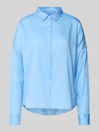 0039 Italy Regular Fit Bluse mit verdeckter Knopfleiste Modell SANDY