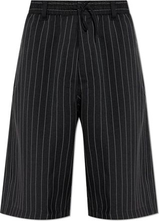 Yohji Yamamoto Homme, Shorts, Noir, Taille: XL Shorts duniforme de sport &agrave; rayures