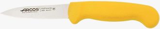 Arcos K&uuml;chenmesser Edelstahl NITRUM 80 mm - Obst- und Gem&uuml;sesch&auml;ler - Gelber Polypropylen-Griff - Serie 2900