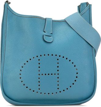 Herm&egrave;s Hobo Bags - Clemence Evelyne II GM - Gr. unisize - in Blau - f&uuml;r Damen