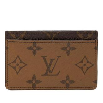 Louis Vuitton Porte-cartes Pre-owned - Femme - Pre-owned - Brun - Taille: ONE Size