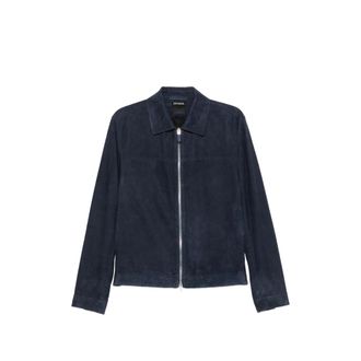 Ermenegildo Zegna Suede Zip-up Jacket