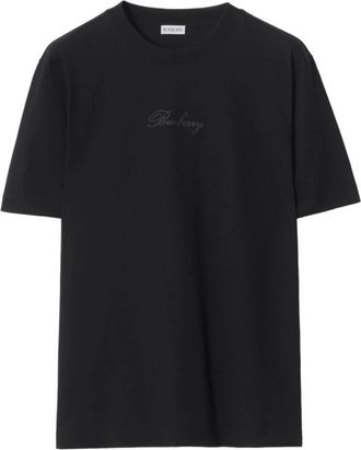 Burberry Homme, Tops, Noir, Taille: S T-Chemises