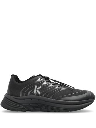 Kenzo baskets à logo imprimé - Noir