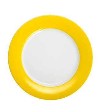 Kahla 576400A69371C Pronto Colore Brunch-Teller 23 cm sunny yellow|gelber Teller aus Porzellan