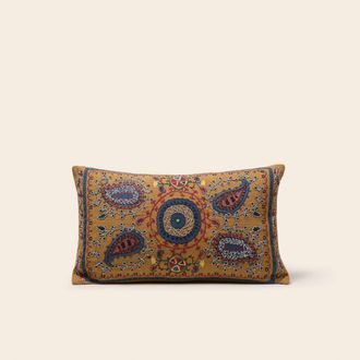 Madura Housse De Coussin Mandana Bronze - JAUNE