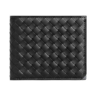 Bottega Veneta Kleine Intrecciato Bi-Fold Geldb&ouml;rse - - Accessories - Herren - Schwarzk - ONE SIZE