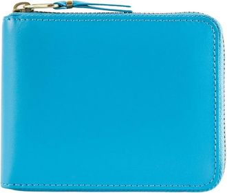 Comme Des Gar&ccedil;ons Femme, Accessoires, Bleu, Taille: ONE Size Square Zip Wallet