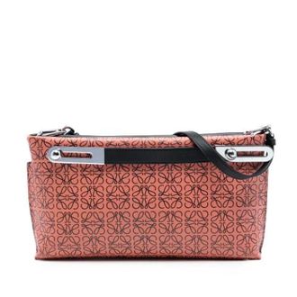 Loewe Sac bandouli&egrave;re en cuir Pre-owned - Femme - Pre-owned - Orange - Taille: ONE Size