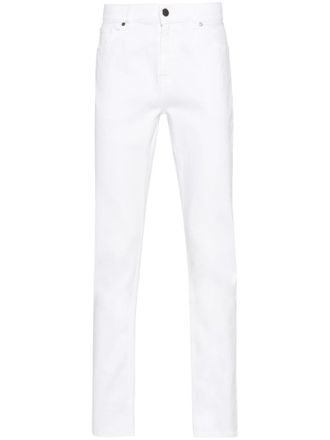 7 For All Mankind jean Slimmy à coupe slim - Blanc