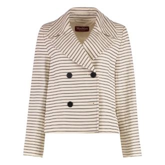 Max Mara Assuan Double-Breasted Jacket - - Jackets - Damen - Beige - M