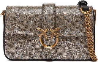 Pinko Handtasche Love One Slouchy Baby AI 25-26 PCPL 105353 105353 Goldfarben