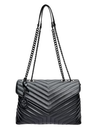 Luisa Vannini SCHWARZ Rindsledertasche