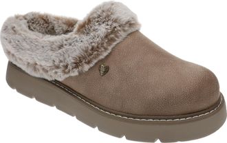 Skechers Damen Keepsakes Lite-Cozy Blend Hausschuh, Taupe Textile, 41 EU