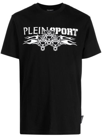 Plein Sport t-shirt &agrave; logo imprim&eacute; - Noir