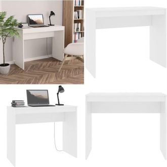 vidaXL Vidaxl - Schreibtisch Wei&szlig; 90&times;40&times;72 cm Holzwerkstoff - Schreibtisch - Wei&szlig;er Schreibtisch - Holzwerkstoff Schreibtisch - Kleiner Schreibtisch