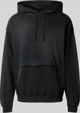 Diesel Sweatshirt mit offenen Saumkanten