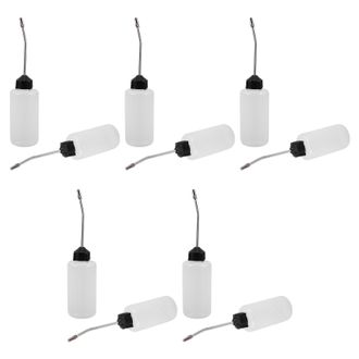 Cabilock 10st&uuml;cke N&auml;hmaschinen&ouml;ler Mit Eisend&uuml;se &Ouml;lflasche Mit Nadelspitze F&uuml;r Genaue Schmierung Praktisch F&uuml;r Bastelarbeiten Und Professionellen Gebrauch &Ouml;lsp