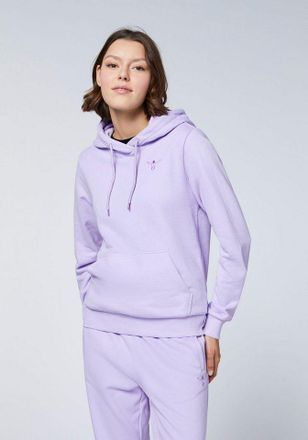 Chiemsee Kapuzensweatshirt - mit gro&szlig;em, tonalen Logo Rubber Print auf dem R&uuml;cken