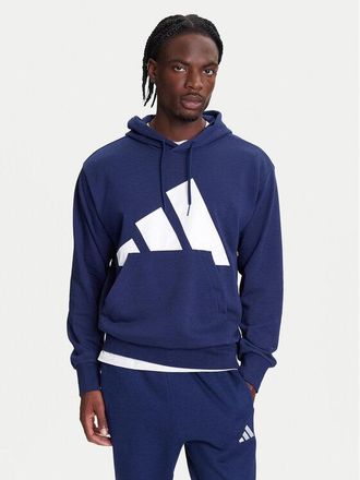 adidas Sweatshirt Essentials Big Logo JE8890 Dunkelblau Regular Fit