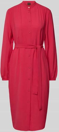 Boss Orange by Hugo Boss Knielanges Kleid mit Bindeg&uuml;rtel Modell Deborah