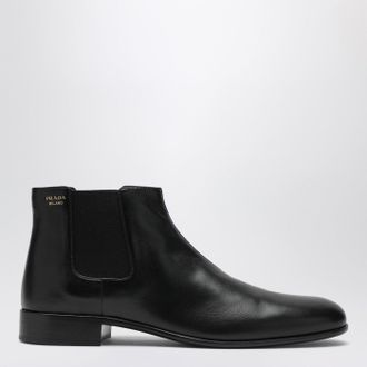 Prada Schwarze Stiefeletten aus Leder