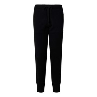 Dolce & Gabbana Schwarze Gerippte Wolle Kaschmir Hose - - Trousers - Herren - Schwarzk - 4XL