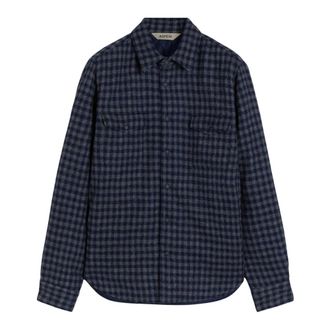 Aspesi Camicia Doppia Ce27 - - Jackets - Herren - Blau - M