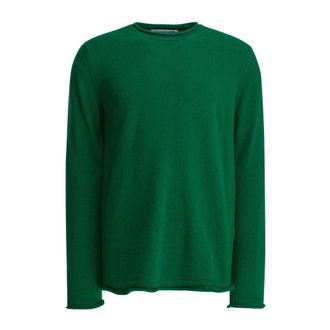 Comme Des Gar&ccedil;ons Rippstrick-Pullover mit Rundhalsausschnitt - - Knitwear - Herren - Gr&uuml;n - S