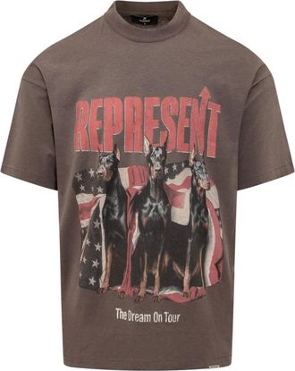 Represent Represent, Homme, Tops, Noir, Taille: L T-shirt graphique coupe d&eacute;contract&eacute;e