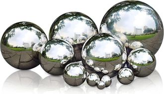 BESPORTBLE Edelstahlkugel F&uuml;r Spiegelpolieren Hohle Metallball Mit Wandst&auml;rke Dekorative Wohnaccessoires Aus Hochgl&auml;nzendem Metall